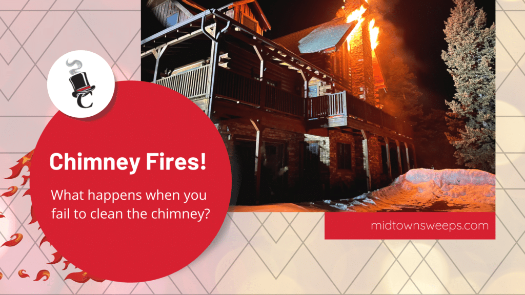 Chimney Fires! What happens when you fail to clean the chimney ...